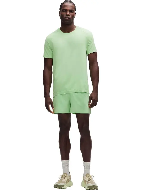 Lululemon Pace Breaker Linerless Short 5 - Kale Krush