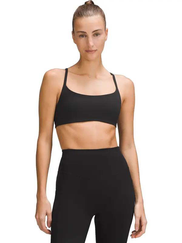 Lululemon Wunder Train Strappy Racer Bra - Black
