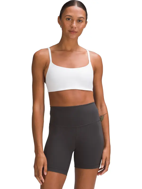 Lululemon Wunder Train Strappy Racer Bra - White