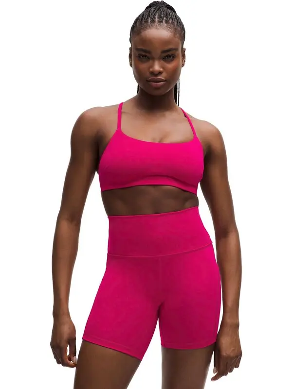 Lululemon Wunder Train Strappy Racer Bra - Mulberry Spark