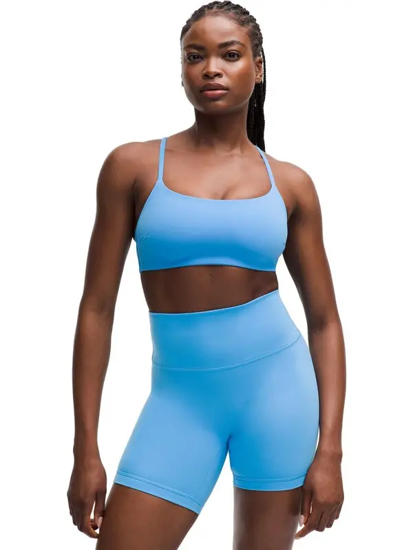 Lululemon Wunder Train Strappy Racer Bra - Ocean Wave