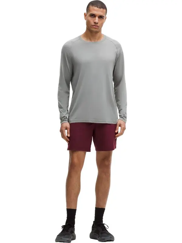 Lululemon Pace Breaker Lined Short 7 - Burgundy Bay