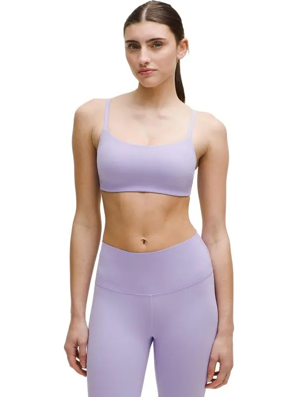 Lululemon Wunder Train Strappy Racer Bra - Lilac Breeze