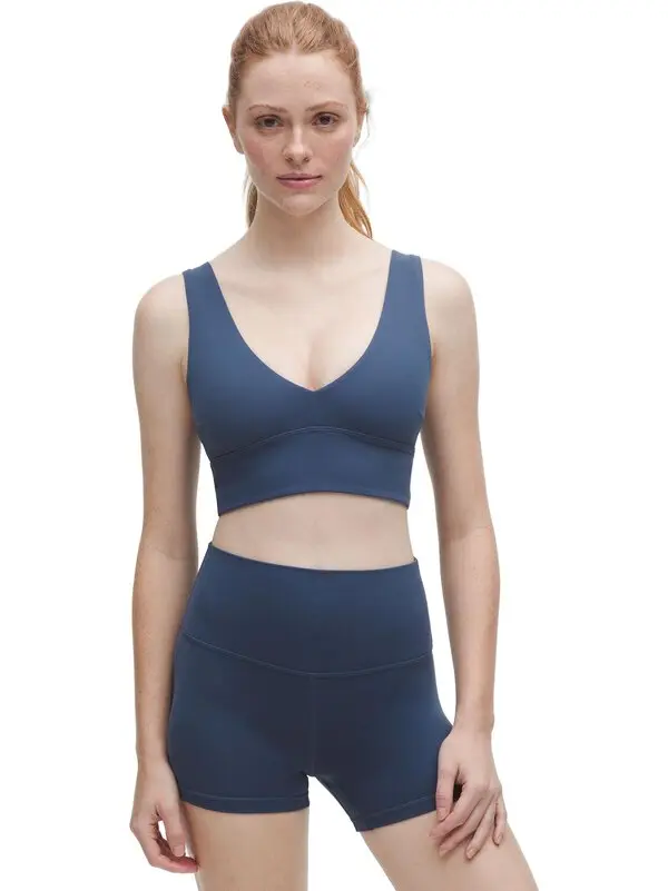 Lululemon Align™ V-neck Bra - Blue Twill