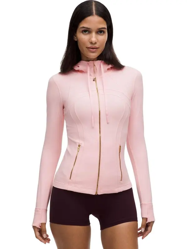 Lululemon Define Hooded Jacket - Blush Quartz/gold/gold