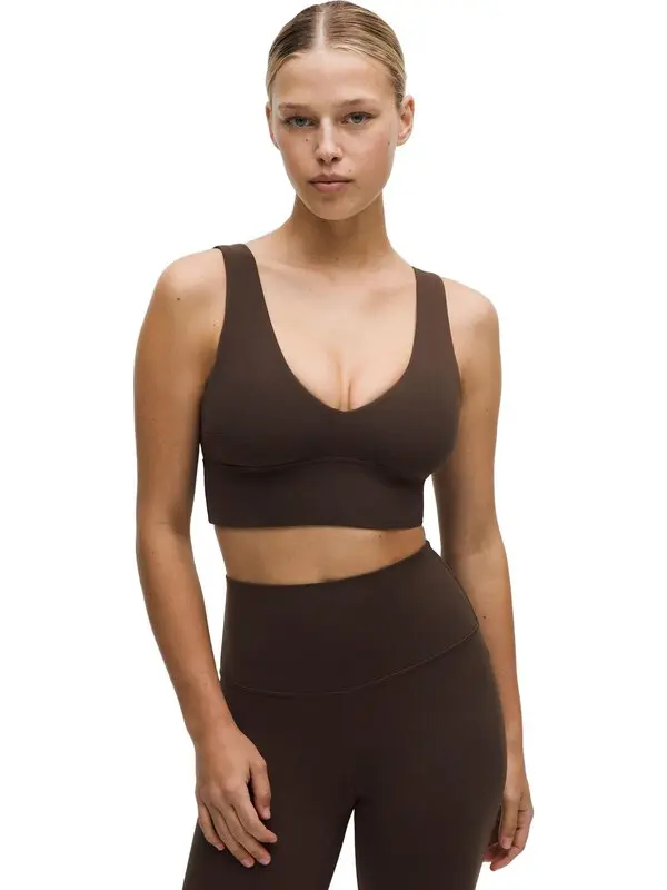 Lululemon Align™ V-neck Bra - Walnut Crunch