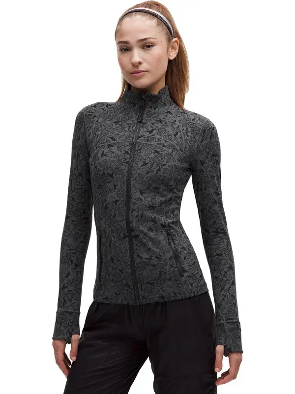 Lululemon Define Jacket - Mini Filigree Lace Grey Multi
