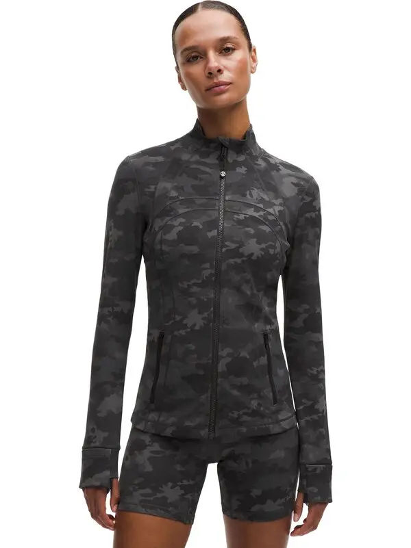 Lululemon Define Jacket - Thawed Camo Black Multi