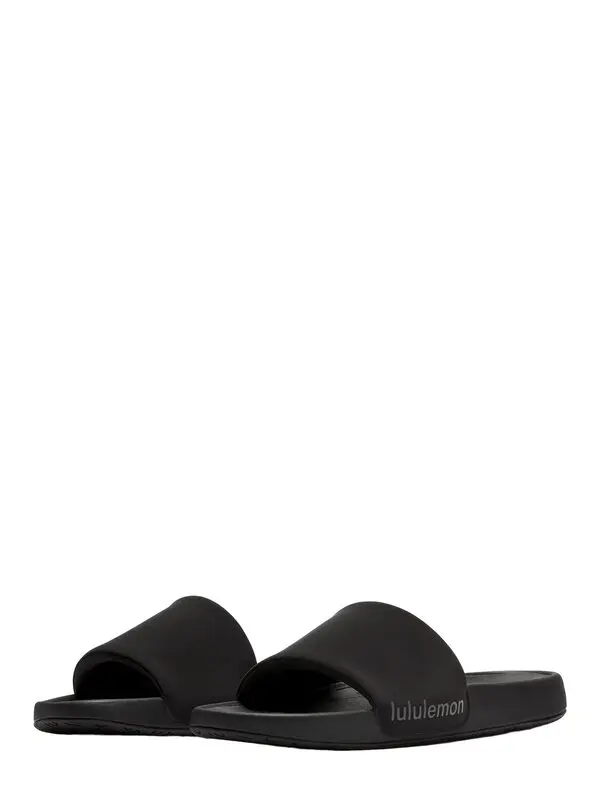 Lululemon Restfeel Slide - Black/graphite Grey