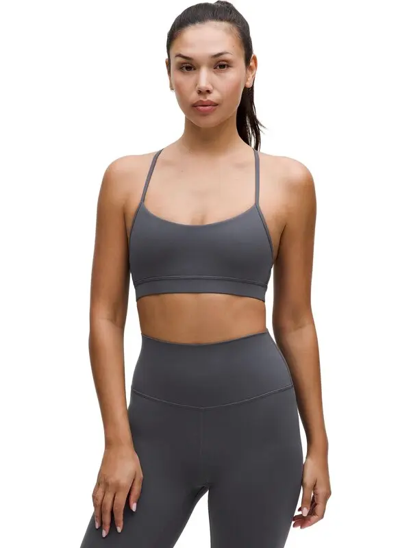Lululemon Flow Y Bra Nulu - Coal