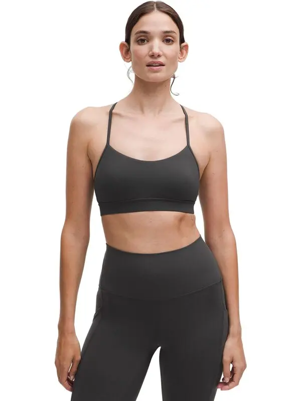 Lululemon Flow Y Bra Nulu - Graphite Grey