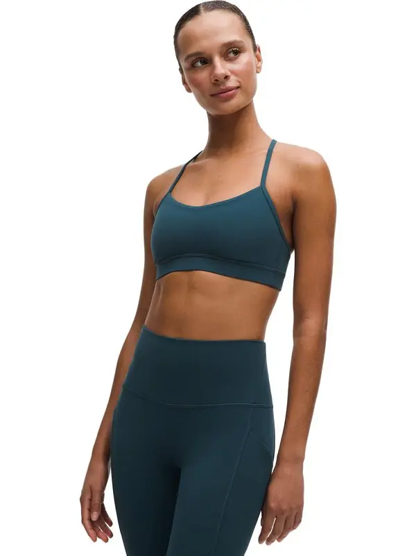 Lululemon Flow Y Bra Nulu - Indochine Blue