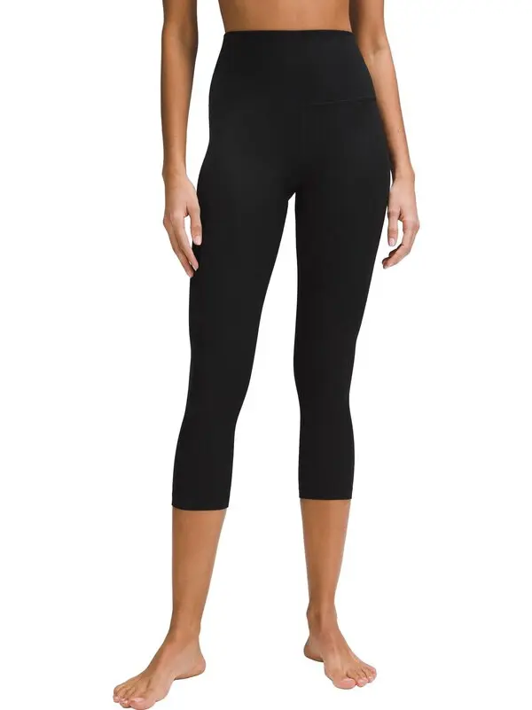 Lululemon Align™ High-rise Ribbed Crop 23 - Black
