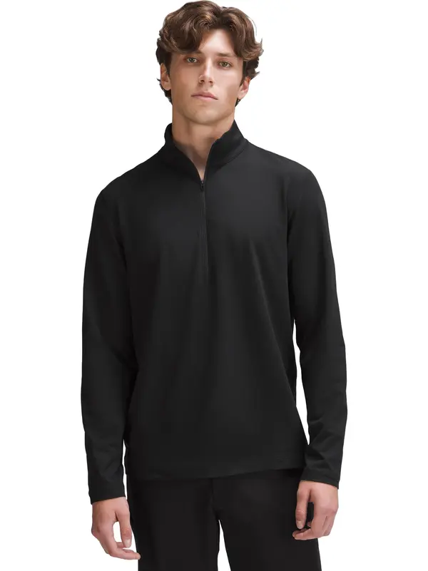Lululemon Soft Jersey Half Zip - Black