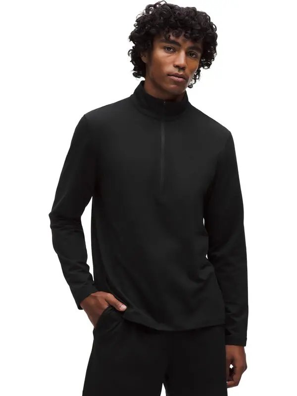 Lululemon Soft Jersey Half Zip - Black