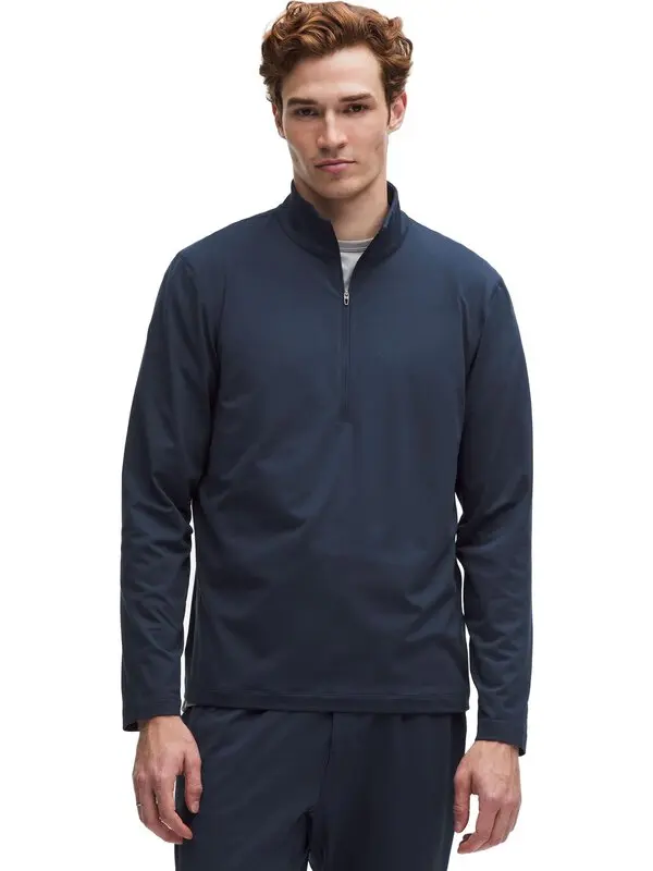 Lululemon Soft Jersey Half Zip - Club Blue