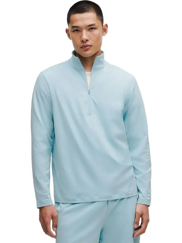 Lululemon Soft Jersey Half Zip - Foam Cloud