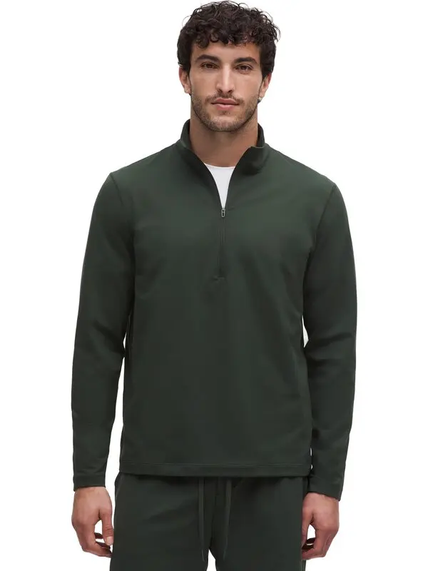Lululemon Soft Jersey Half Zip - Rainforest Green