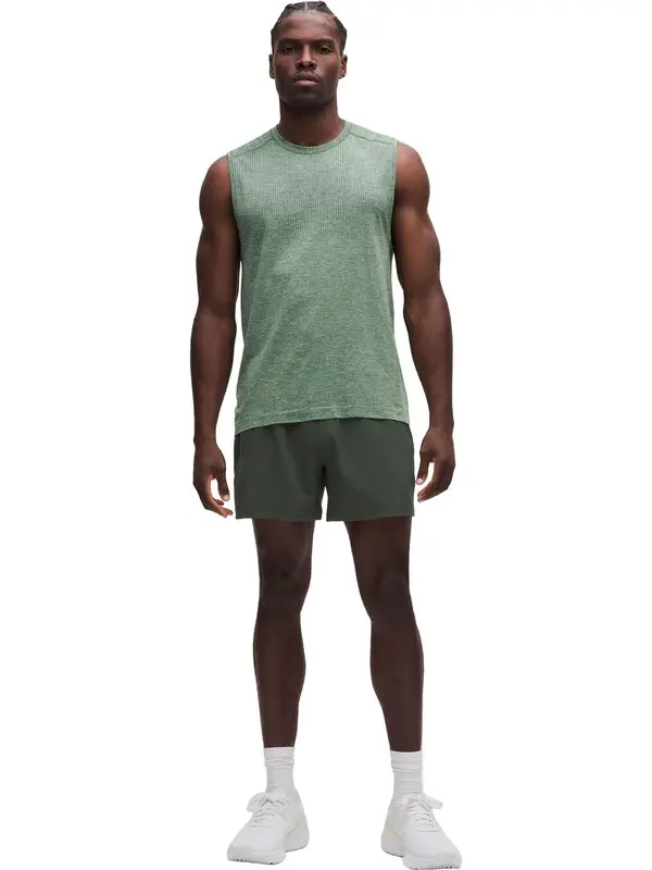 Lululemon Pace Breaker 5" Linerless Short - Rainforest Green