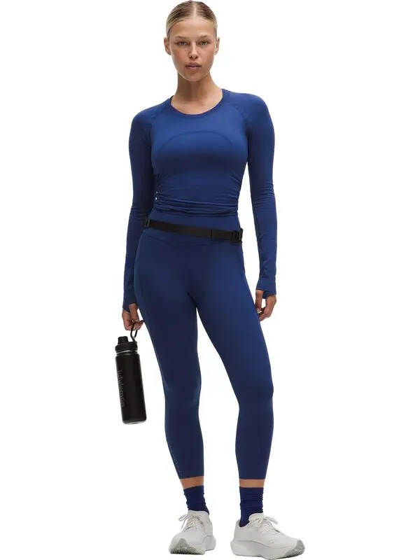 Lululemon Fast And Free High-rise Crop 23 - Clubhouse Blue