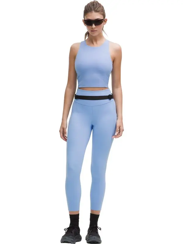 Lululemon Fast And Free High-rise Crop 23 - Sinatra Blue