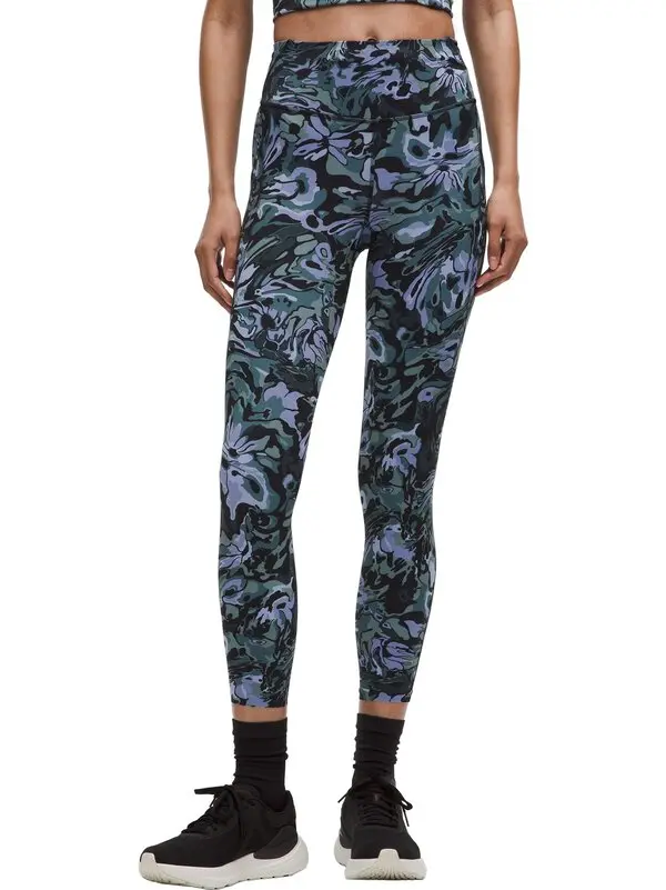 Lululemon Fast And Free High-rise Tight 25 - Flower Meld Multi