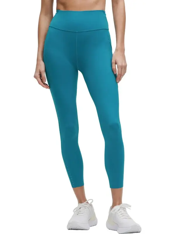 Lululemon Fast And Free High-rise 25" Tights - Hawaiian Blue