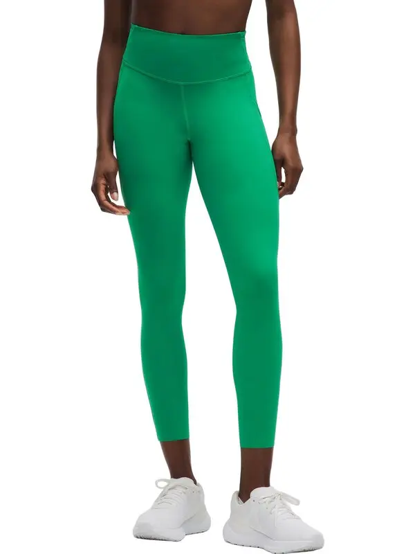 Lululemon Fast And Free High-rise Tight 25 - Raceway Green