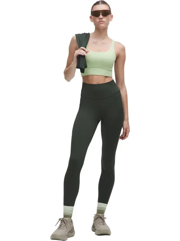 Lululemon Fast And Free High-rise 28" Tights - Rainforest Green