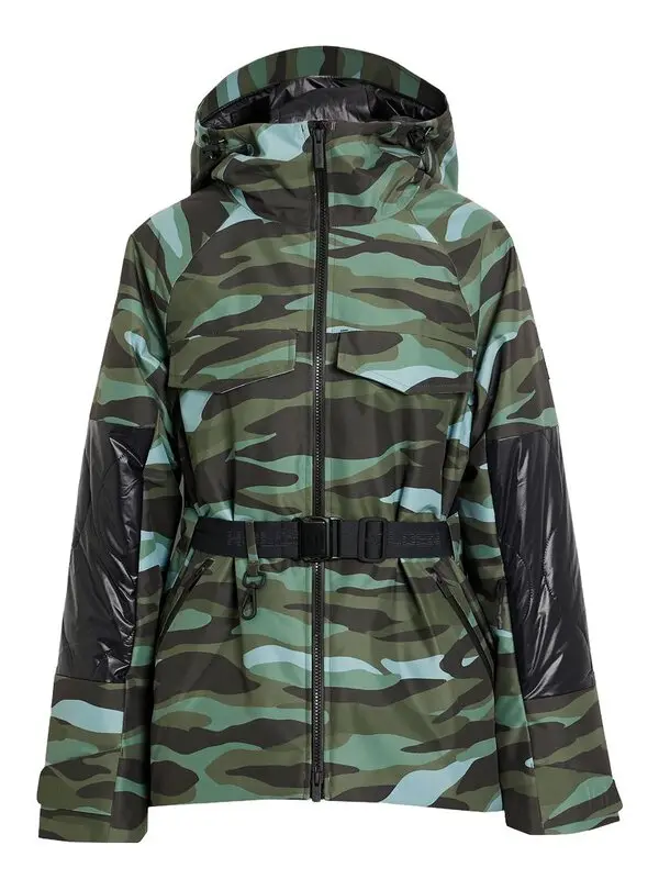 HOLDEN Quilted Camouflage-print Ski Jacket - Army Green