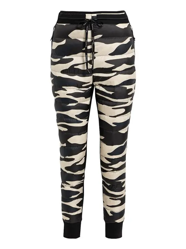 HOLDEN Fleece-paneled Quilted Shell Track Pants - Black