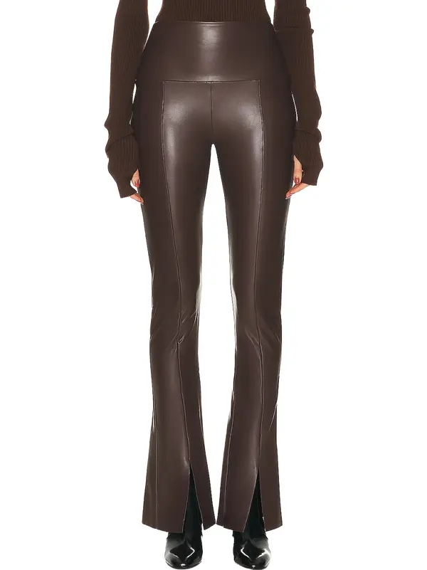 Norma Kamali Spat Legging - Chocolate