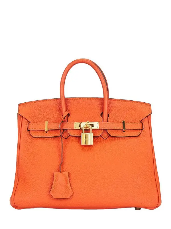 Hermès Birkin 25 Handbag - Feu Orange