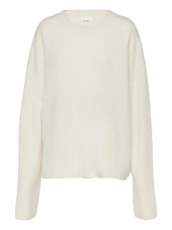 LISA YANG Natalia Brushed Cashmere Sweater - Neutrals
