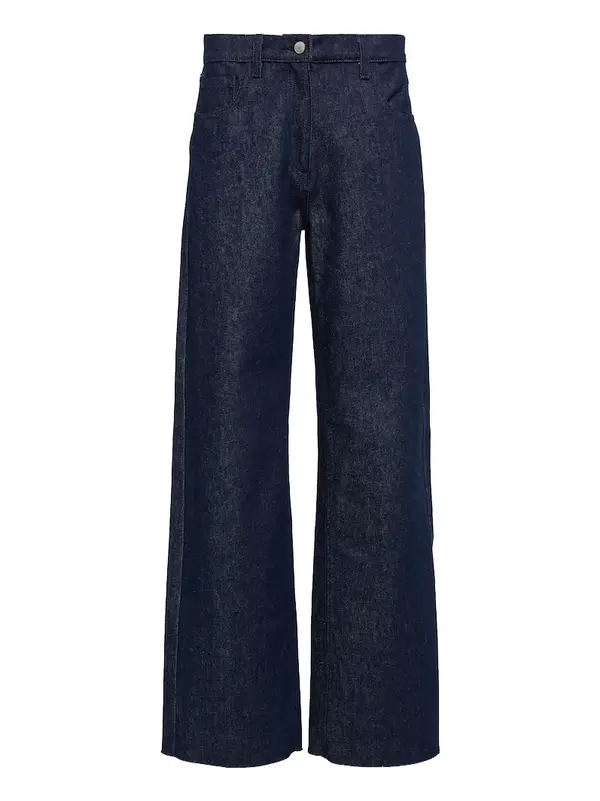 Magda Butrym High-rise Straight Leg Jeans - Blue