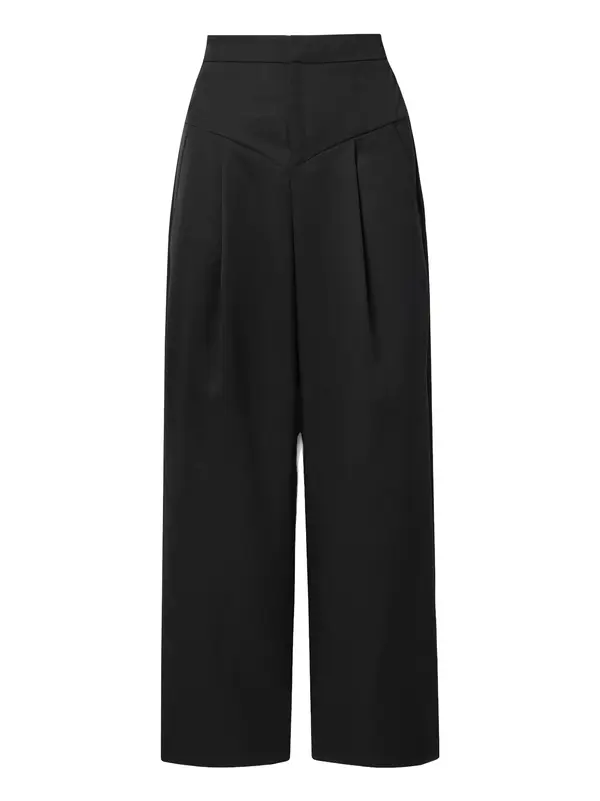 Isabel Marant Staya Straight-leg Pants - Black