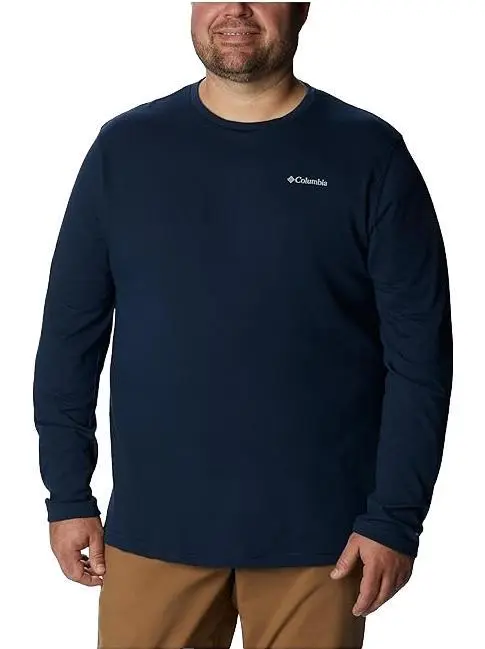 Columbia Big Tall Thistletown Hills Long Sleeve Crew - Black
