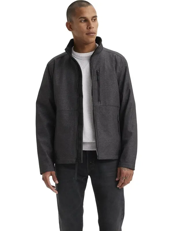 LEVI'S Soft Shell Stand Collar Jacket - Graphite Heather