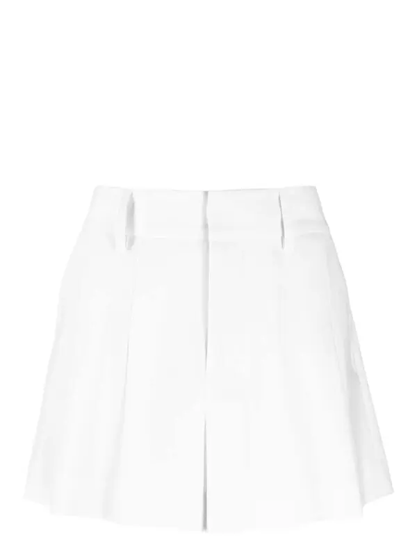 P.a.r.o.s.h Plisse' Mini Skirt - Neutrals