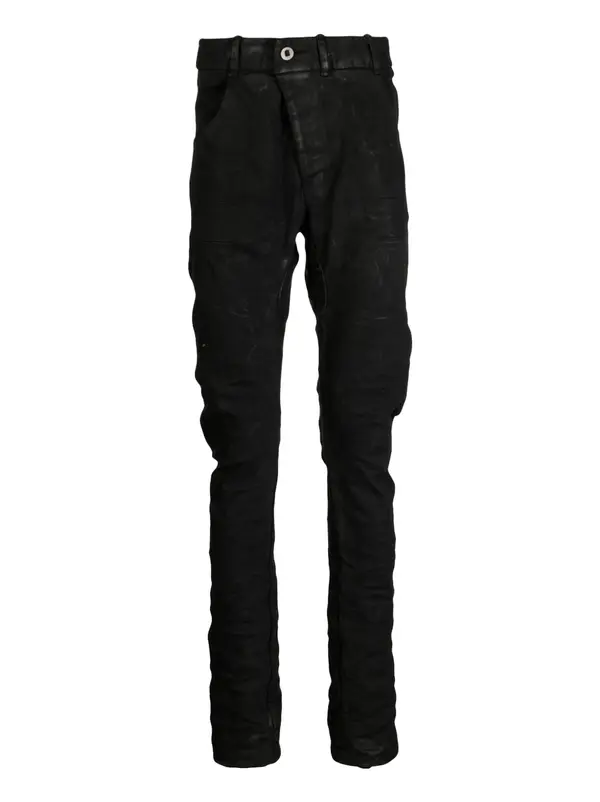 Boris Bidjan Saberi Drop-crotch Skinny Trousers - Black