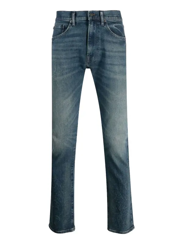 Polo Ralph Lauren Low-rise Slim-fit Jeans - Blue