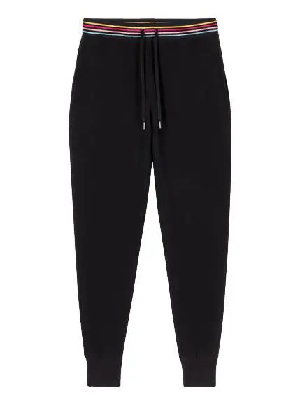 Paul Smith Lounge Sweatpants With Trim - Black