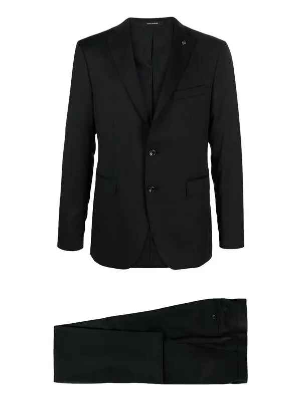 Tagliatore Two-piece Single-breasted Suit - Black