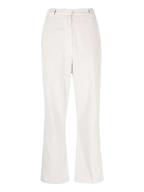 Kristensen Du Nord Straight-leg Corduroy Trousers - Neutrals