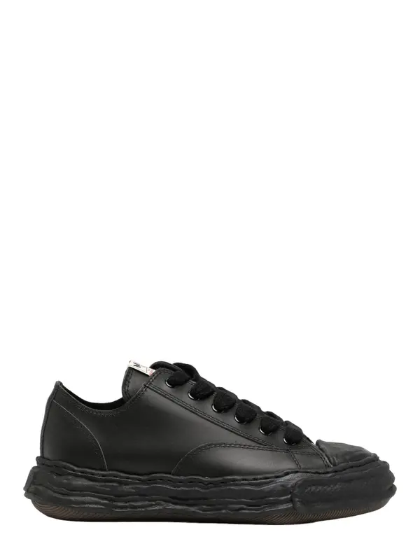 Mihara Yasuhiro Peterson Original Sole Leather Sneakers - Black