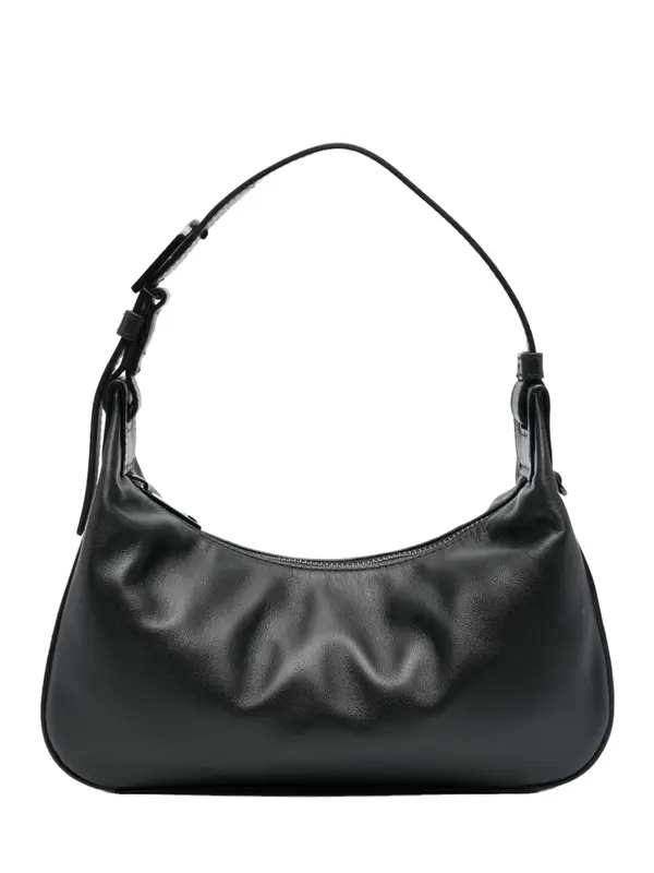 Furla Flow Leather Shoulder Bag - Black