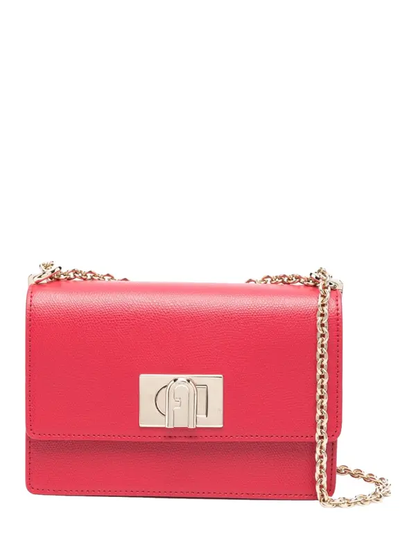 Furla Small 1927 Leather Crossbody Bag - Red