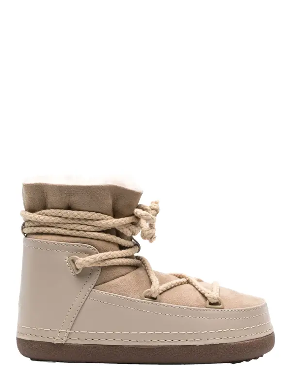 Inuikii Logo-print Boots - Neutrals