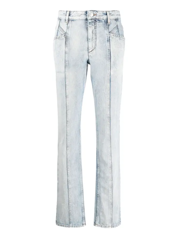MARANT ETOILE Laora Straight-leg Jeans - Blue