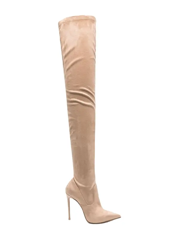 LE SILLA Eva 115mm Thigh-high Boots - Neutrals